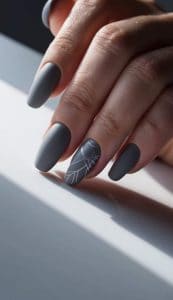 20 Matte Gray Nail Art Ideas: Chic Designs for a Stylish Minimalist ...